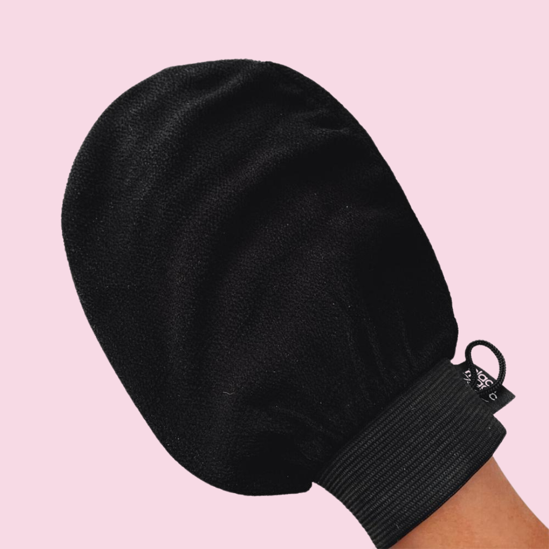 Black Magic Tan Exfoliator Mitt – About Face Online