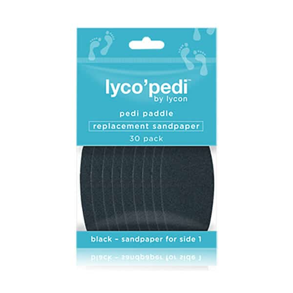 Lyco'pedi Pedi Paddle Replacement Sandpaper Screen (Medium and Coarse ...