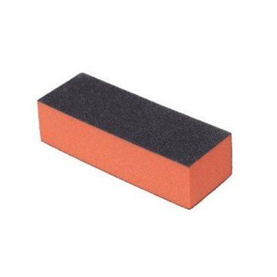 Files/Buffers: Buffing Block ORANGE - 3 way (100/180/180) – About Face ...
