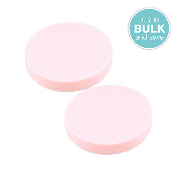 Facial Sponges Pink (Larger & Thicker) - 10/pk – About Face Online